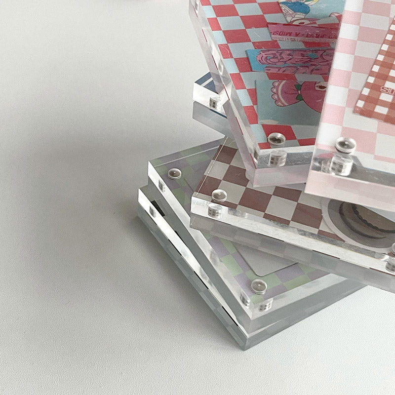 Instax Mini Gingham Checked Frame Stand – ASTRONORD